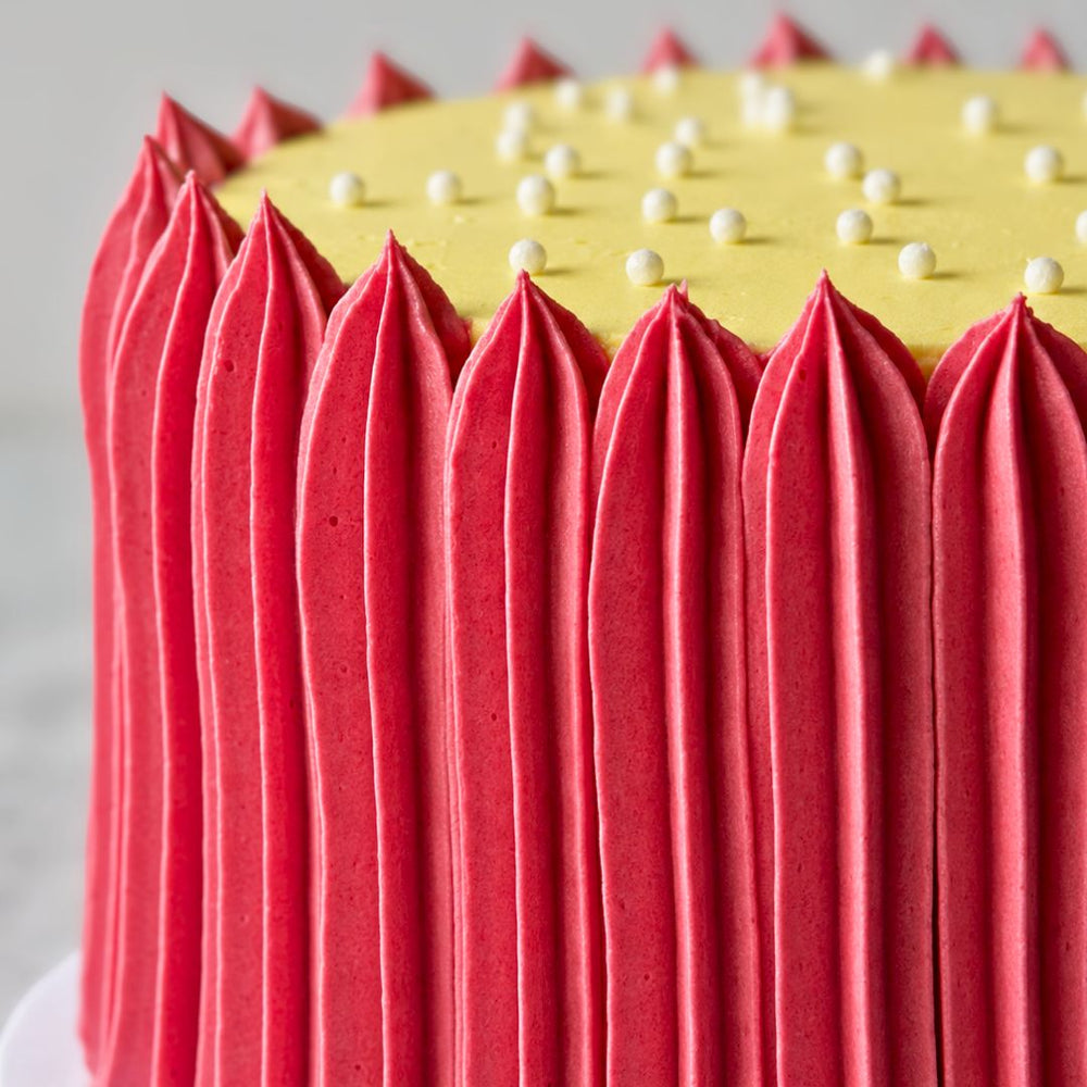 Color Theory Cake | Modern Pink Buttercream Cake | Tacoma